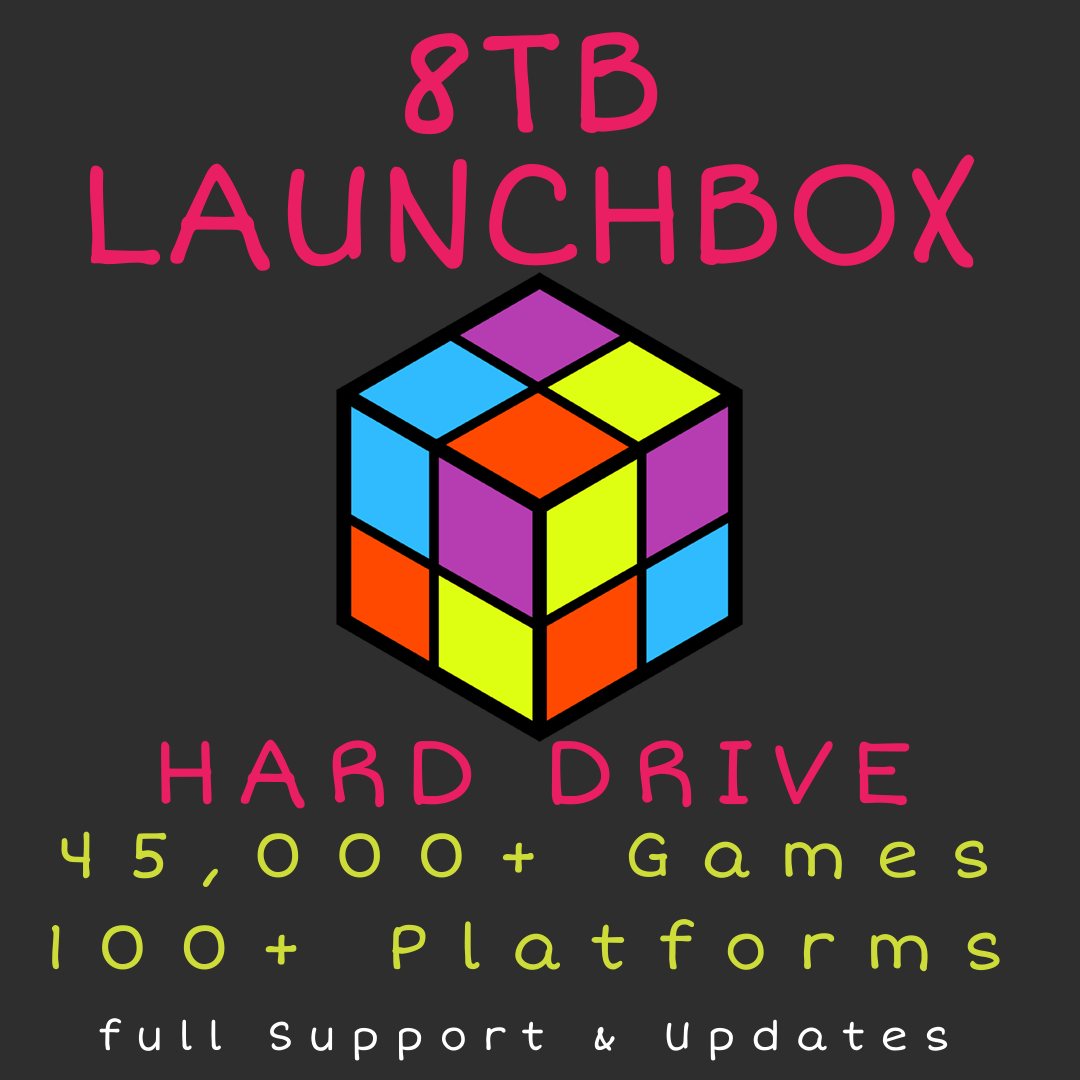 8TB LaunchBox External Hard Drive - PRE-CONFIGURED for Plug & Play ...