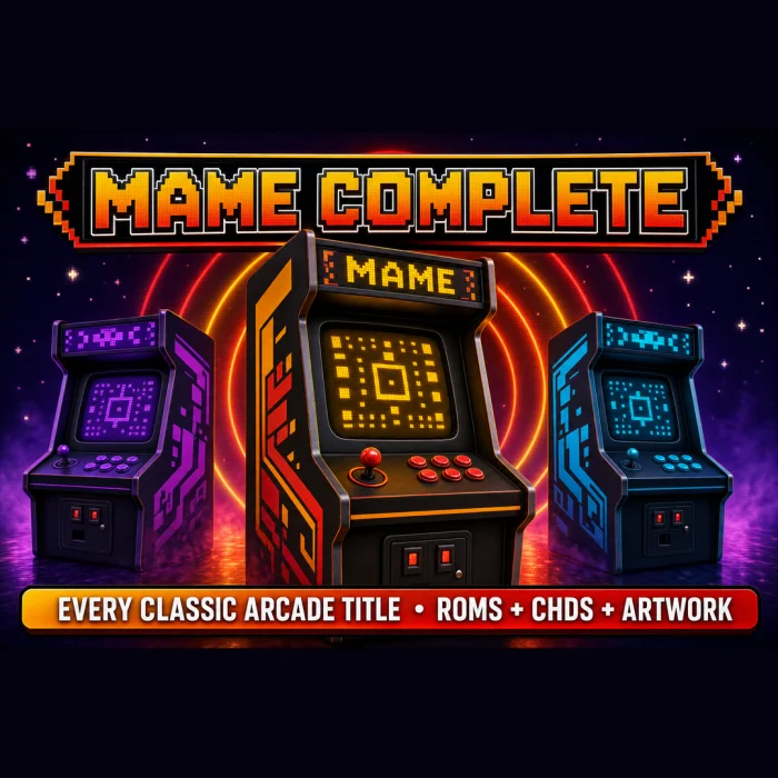 MAME Complete Hard Drive — Every Classic Arcade Title (ROMs + CHDs ...