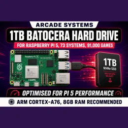 Plug & Play Batocera Hard Drives & Downloads