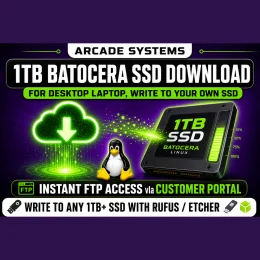16TB Batocera Ready-to-Play: Effortless Downloads