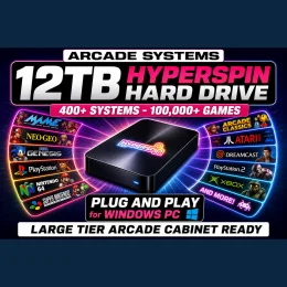 16TB Hyperspin Drives: Easy Plug & Play