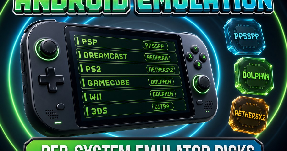 Android Handheld Emulation Guide: Per-System Emulator Picks
